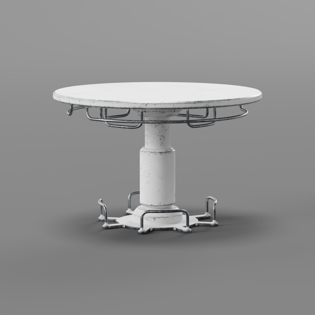 Round table with succulent | FREE Tables models | BlenderKit