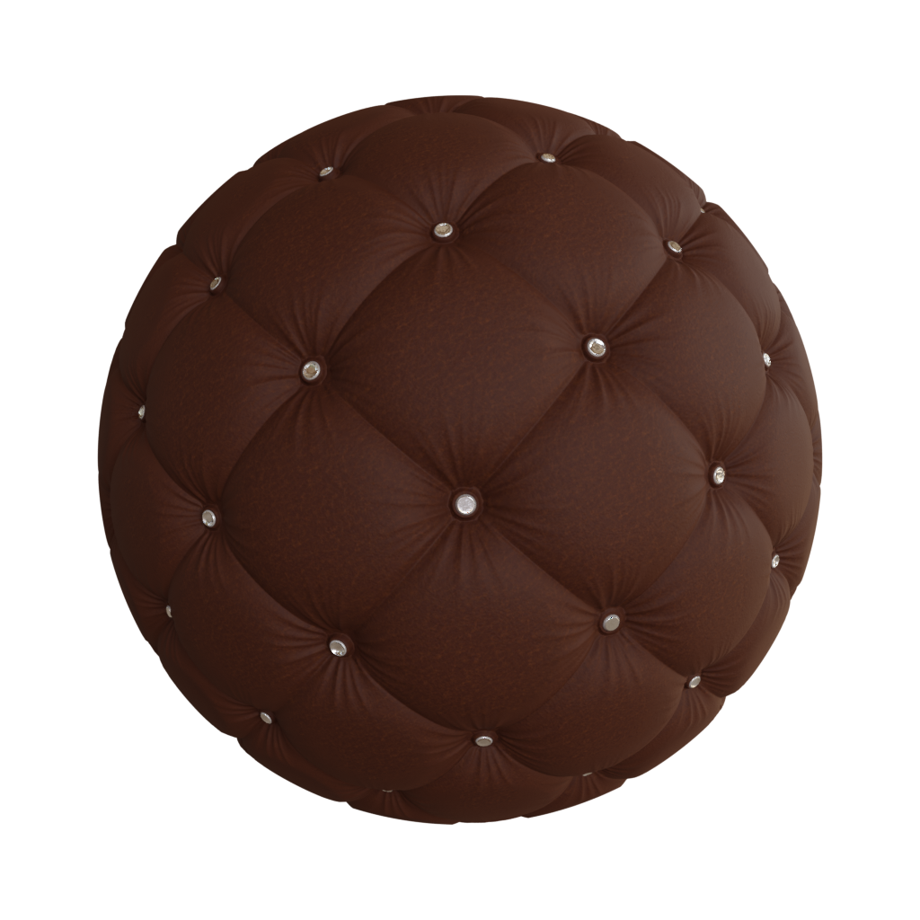 Dark red Leather studded sofa material | FREE leather materials ...