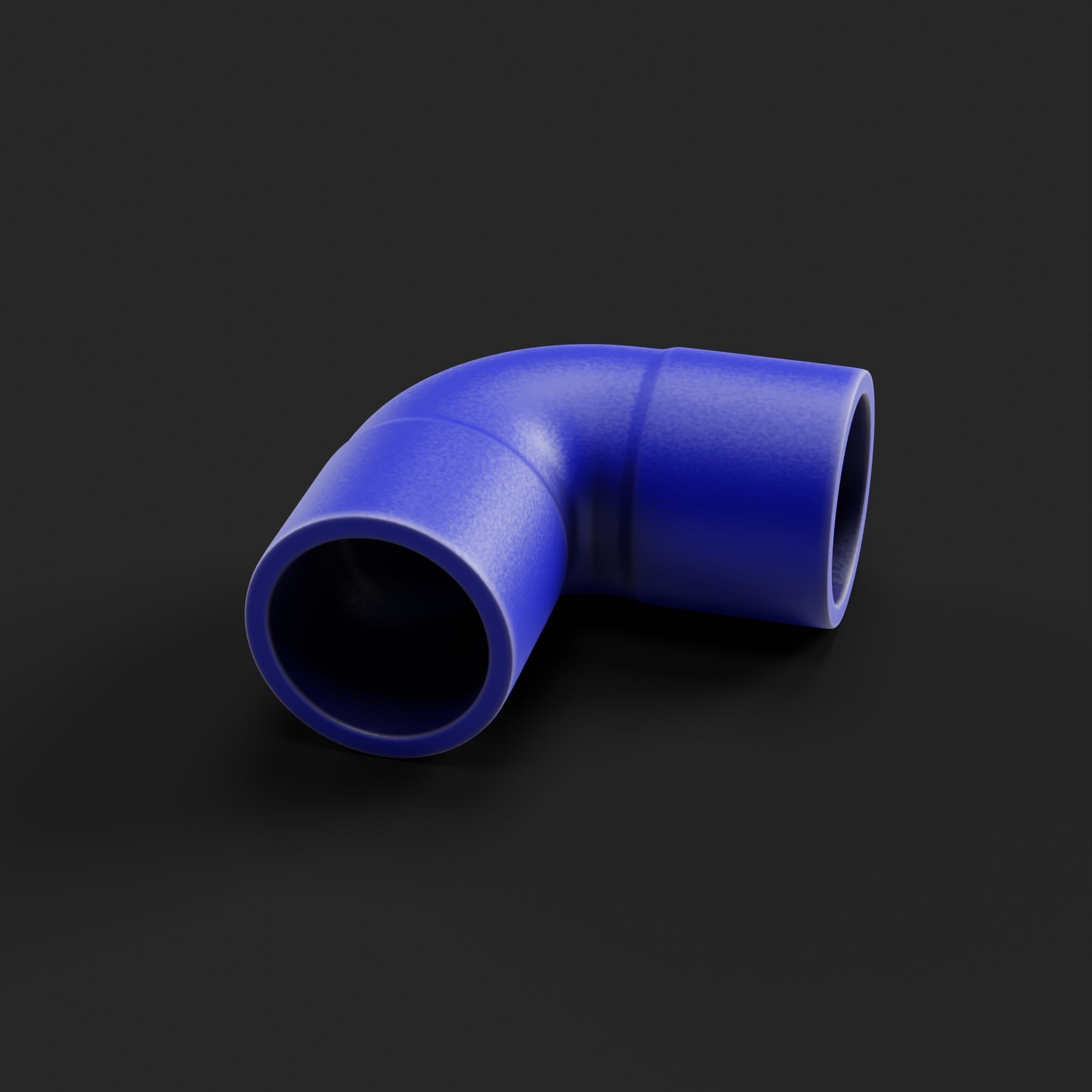 L Type PVC Connector | FREE Industrial parts models | BlenderKit