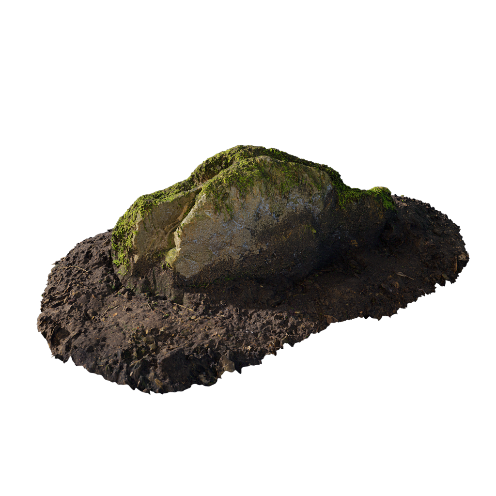 Mossy Rock | FREE Nature models | BlenderKit