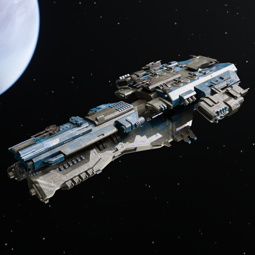 Scifi Space Destroyer | FREE Military Aircraft models | BlenderKit
