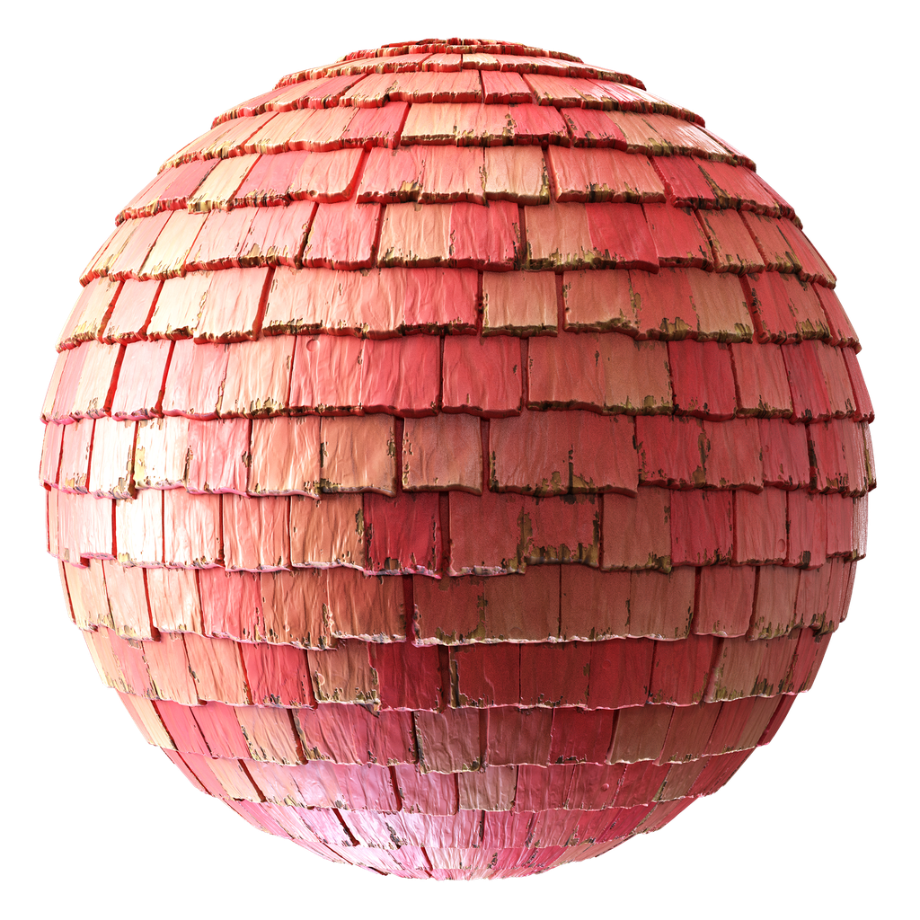 Stylized Roof Square | FREE roofing materials | BlenderKit