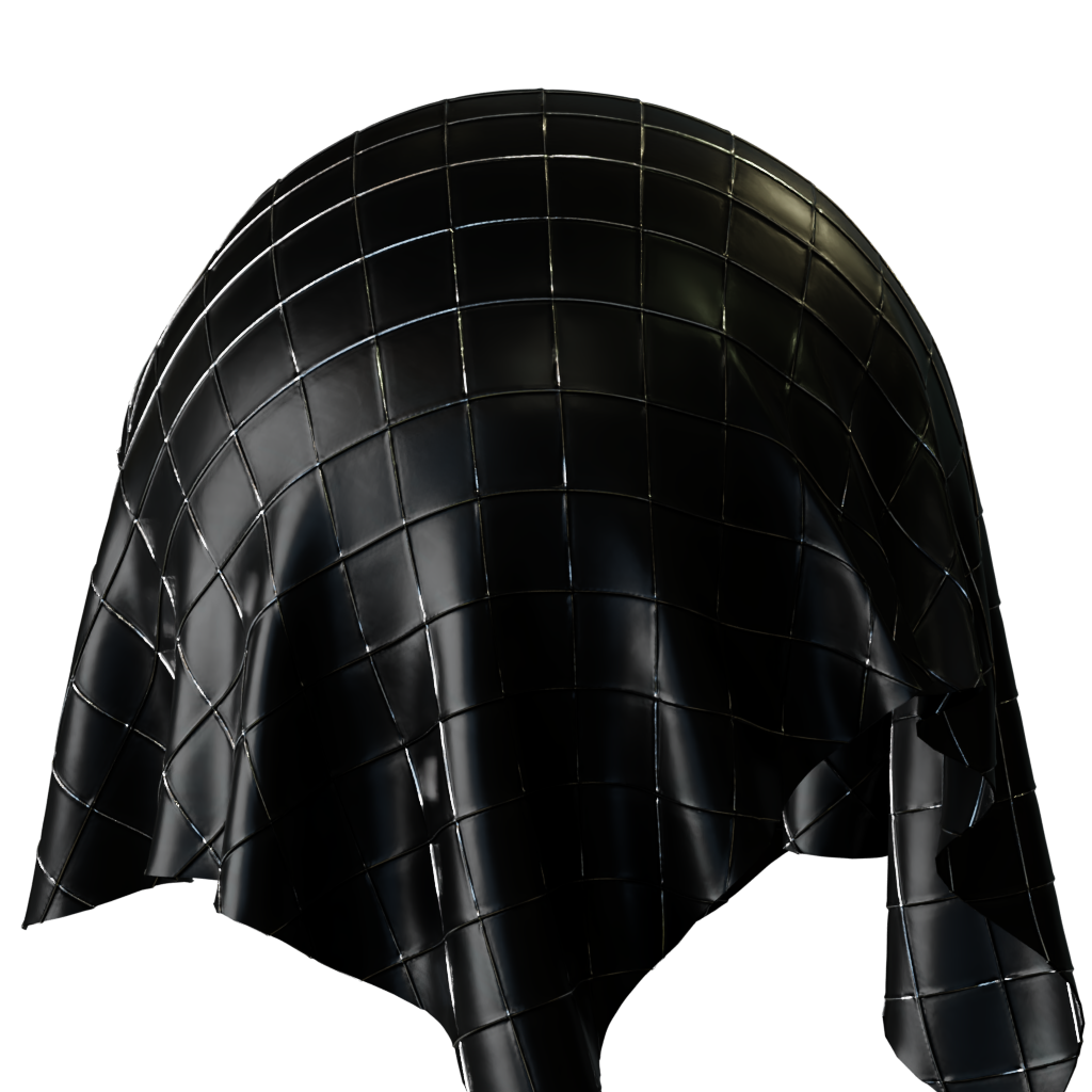 Premium Black Seamless Leather | FREE Flat Weave Fabric 3D Materials ...