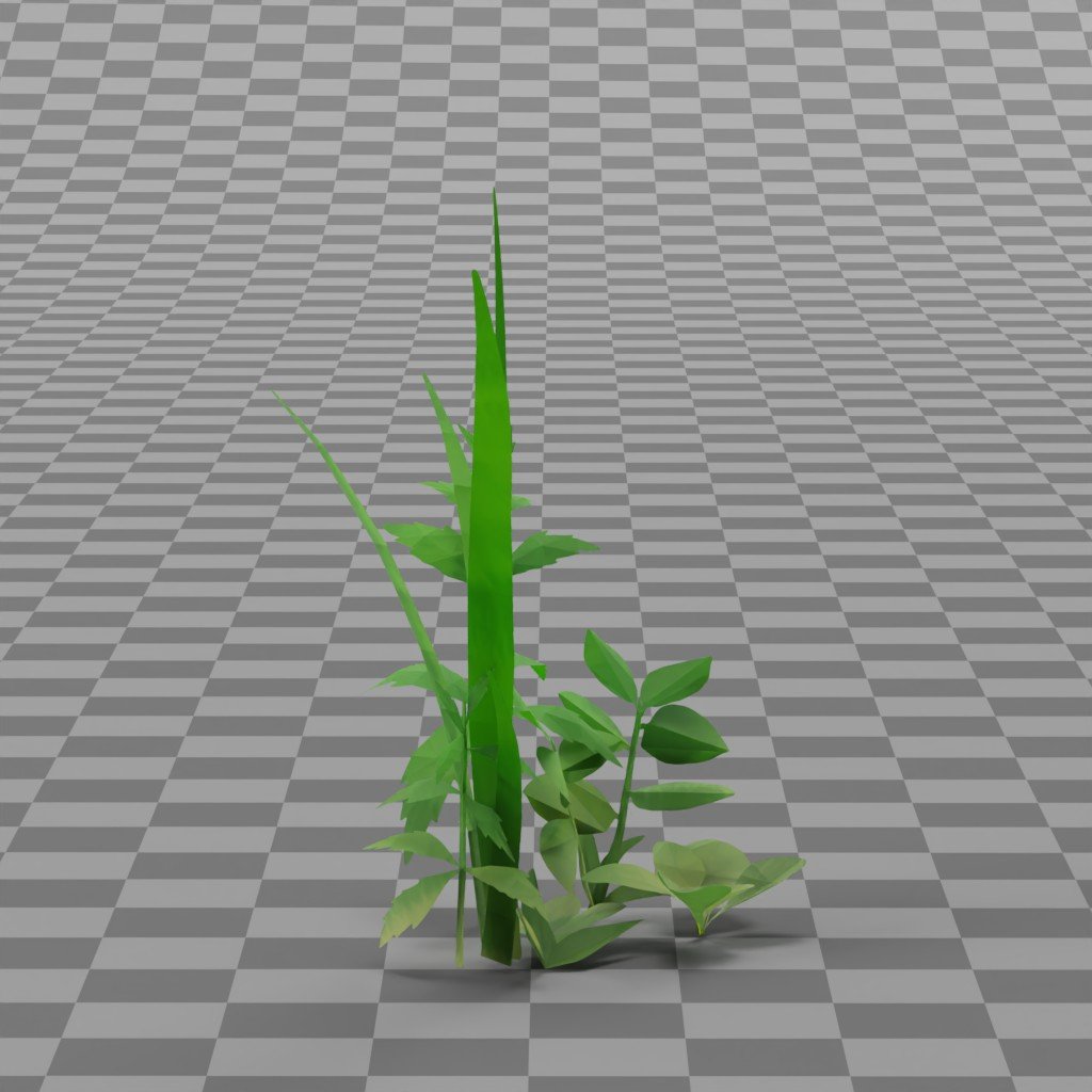Stylized Grass - Grass Long | Grass models | BlenderKit