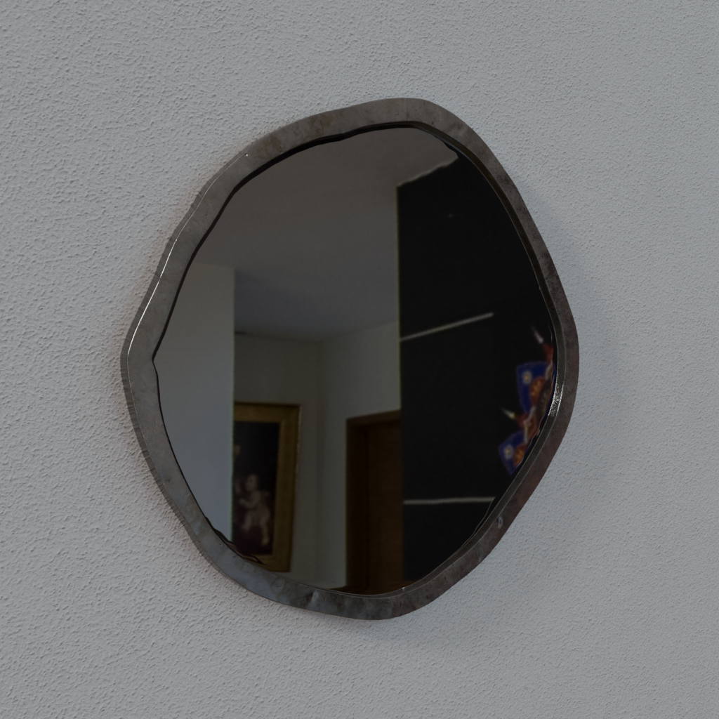 Abel Black Round Wall Mirror 48" | FREE Bathroom Accessories models ...