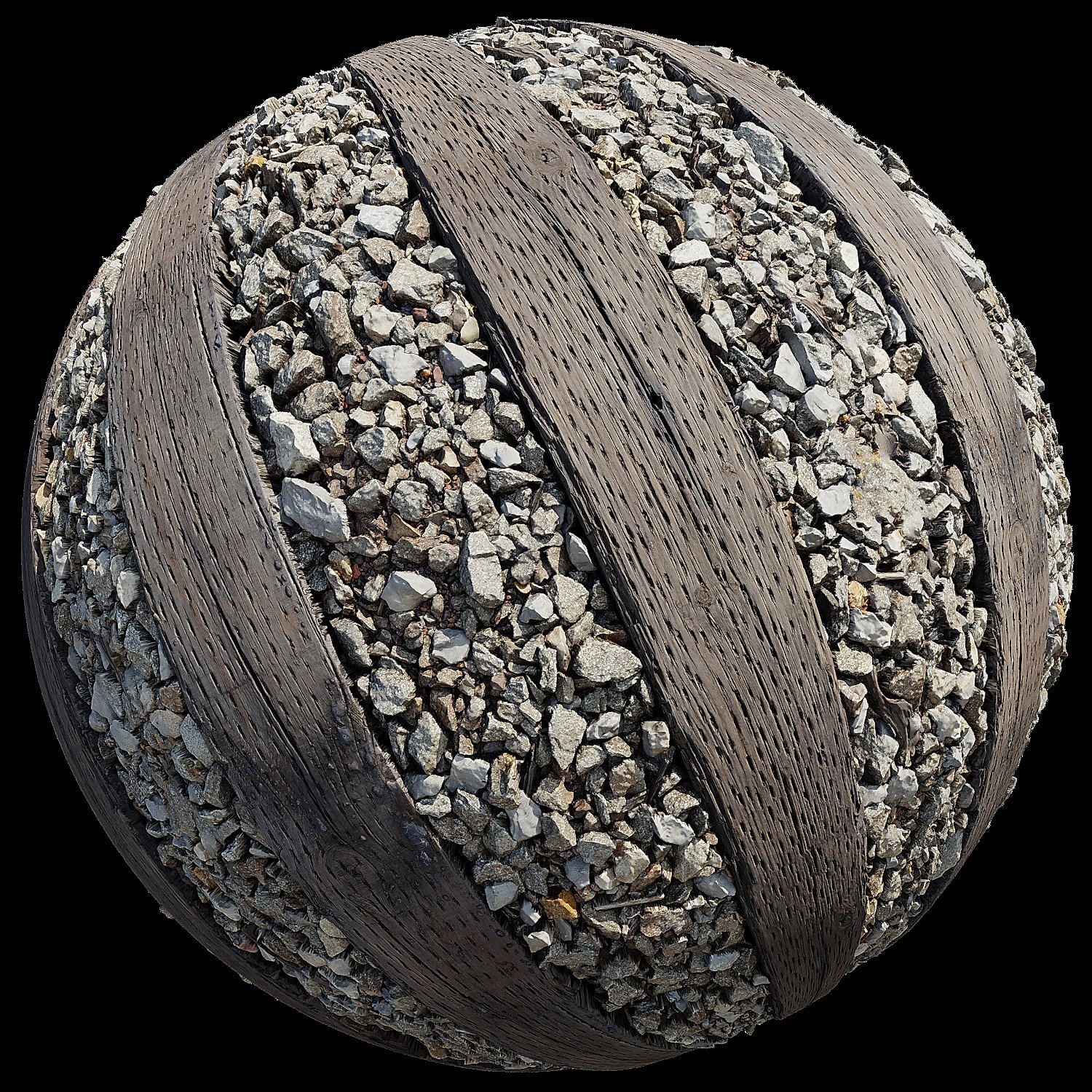 Train Rock Road | FREE wood materials | BlenderKit