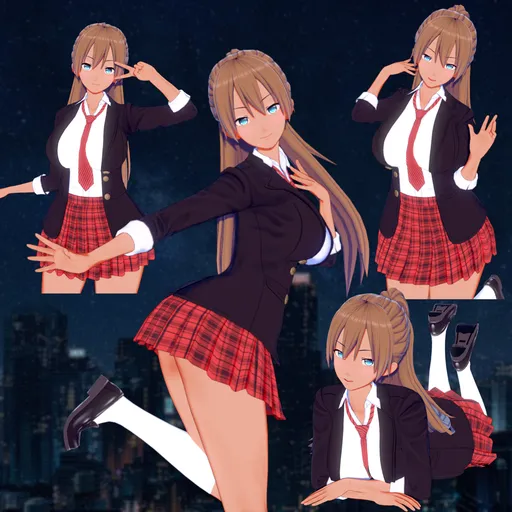 Character Model Kunji | FREE Women models | Blendkit