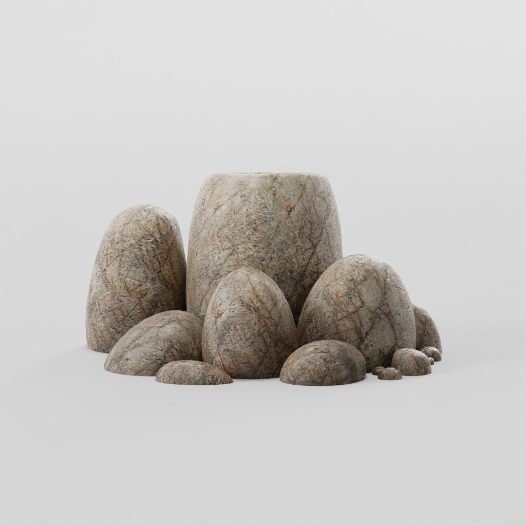 Rocks - Architectural | Exterior Elements models | BlenderKit