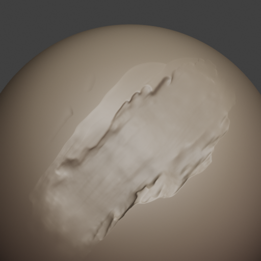 Damage scrape brush large | damage brushes | BlenderKit