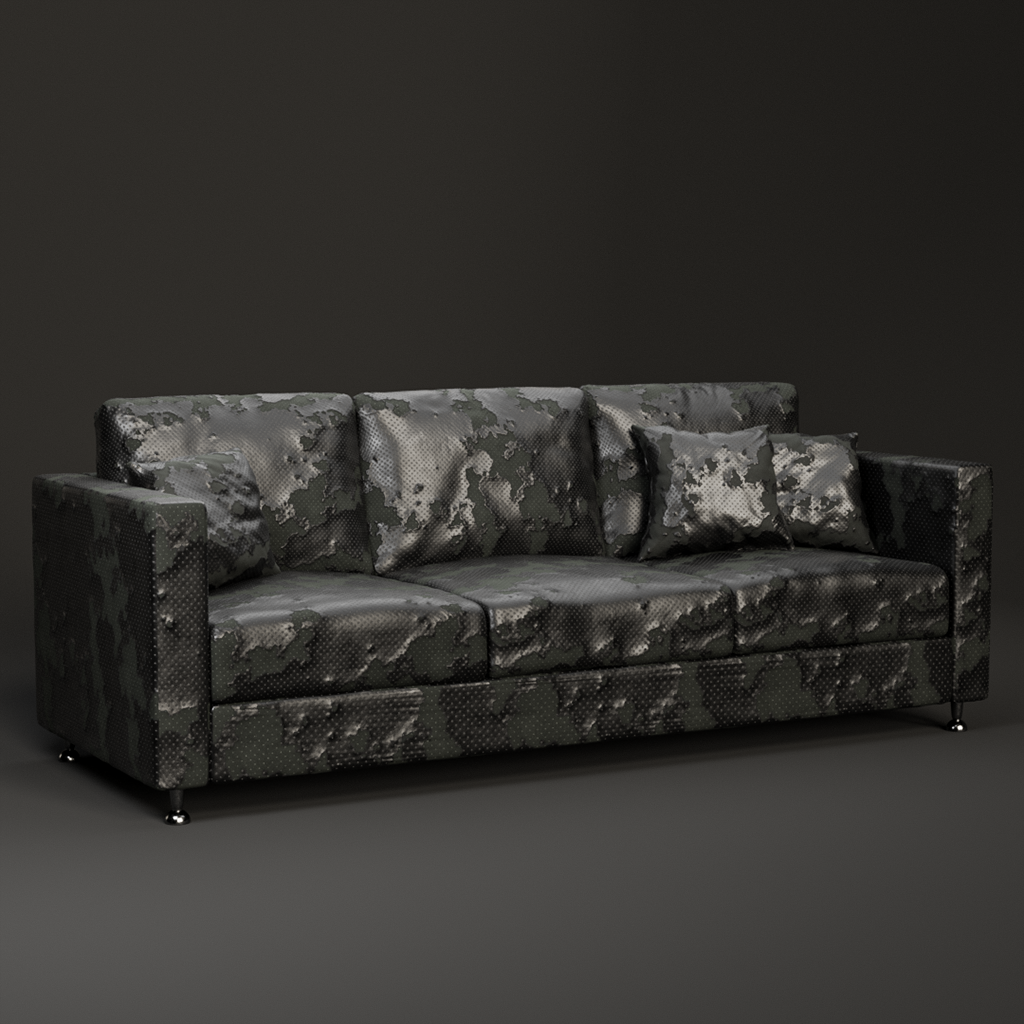 Couch Damaged | FREE Sofas models | BlenderKit