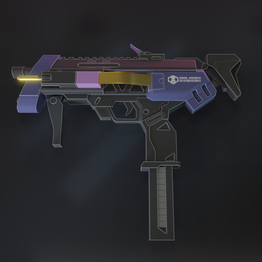 OVerwatch Sombra Gun | Weapons & Armors models | BlenderKit