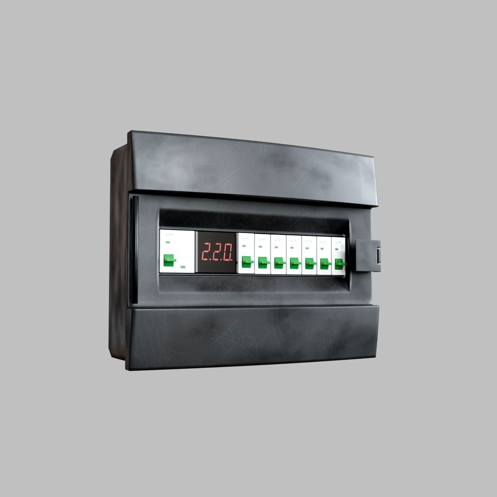 Electrical Circuit Breaker | FREE Industrial models | BlenderKit