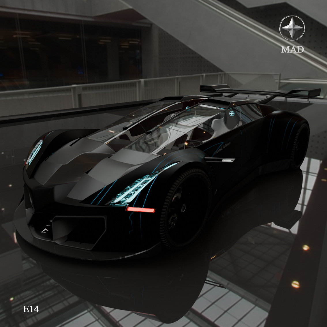 MAD E14 sport car | Luxury Cars models | BlenderKit