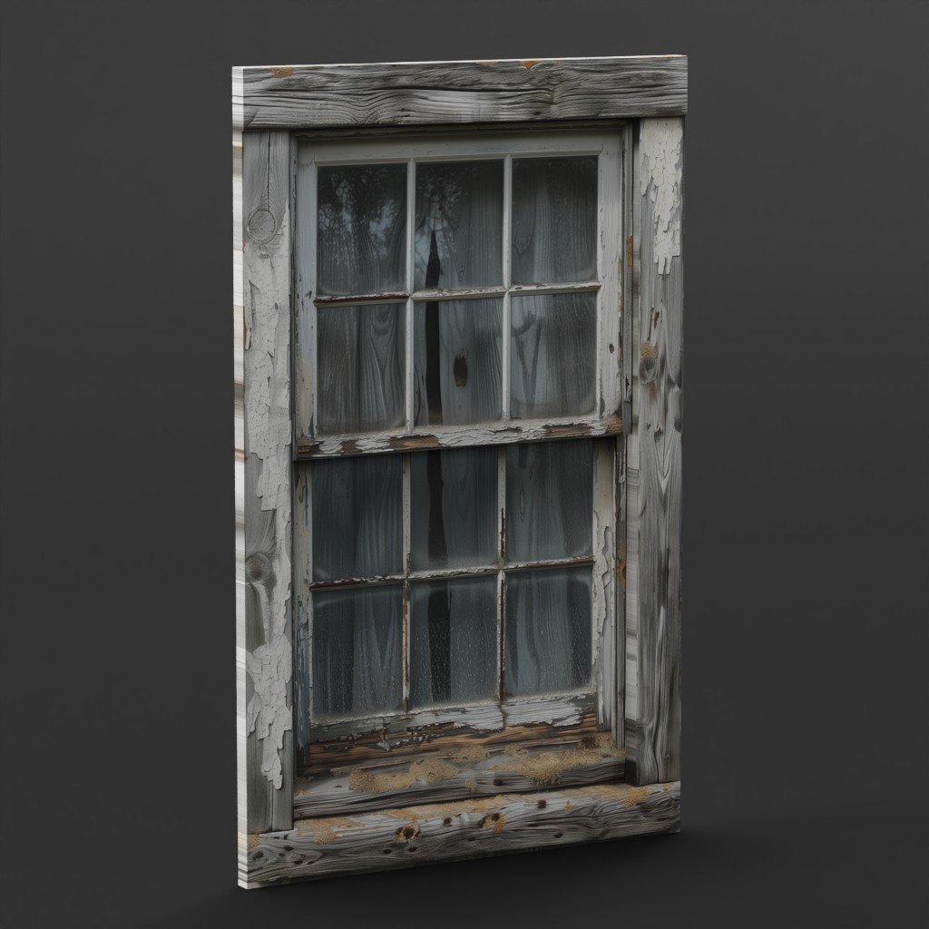 Old window - T - 96 | Windows models | BlenderKit