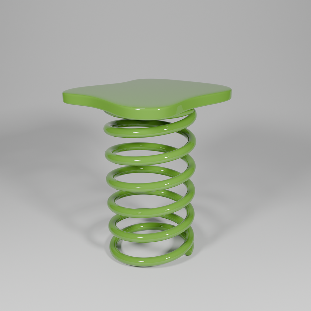 Spring Table | Tables models | BlenderKit