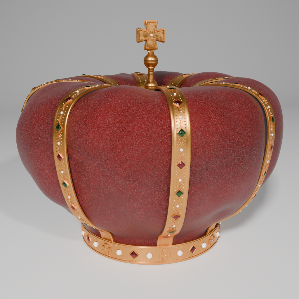 Royal Crown | Headwear models | BlenderKit