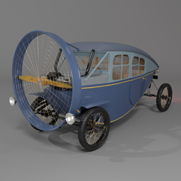 Leyat Helica H2 1921 Sedan. | FREE Historical Cars models | BlenderKit