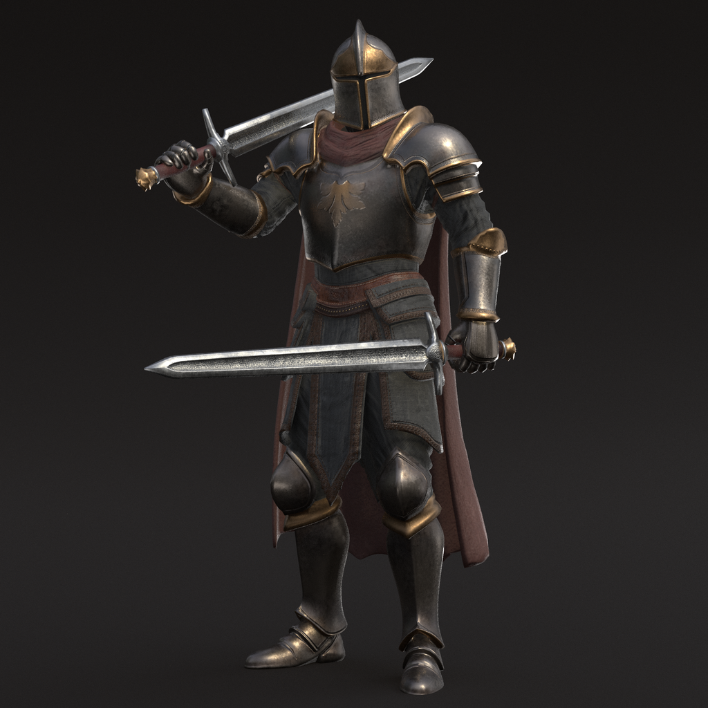 Medieval Fantasy Knight | Characters models | BlenderKit