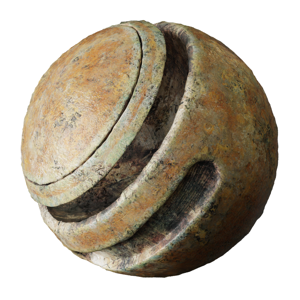 Metal Rusted Engineer Edgewear | FREE metal materials | BlenderKit