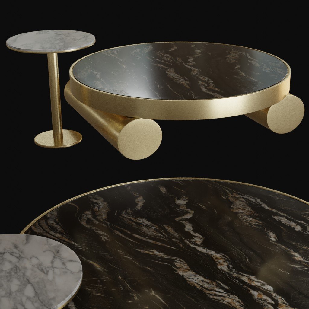 Luxury center table | Tables models | BlenderKit