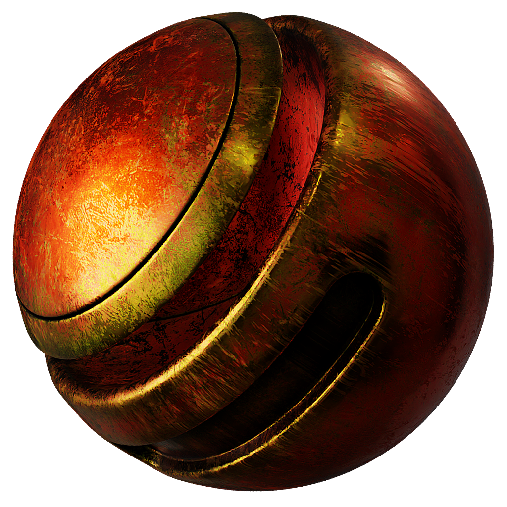 Metal Red Marked | FREE metal materials | BlenderKit