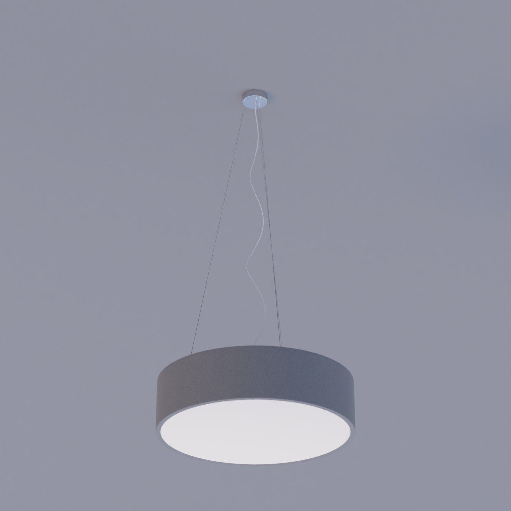 ceiling lamp simple rounded | Ceiling Lights models | BlenderKit