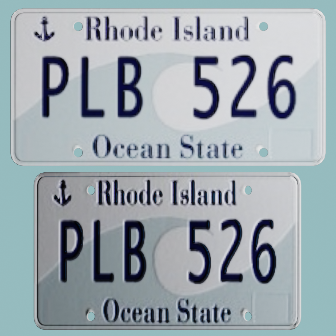 Rhode Island Licence plate PL | FREE Vehicle Parts models | BlenderKit
