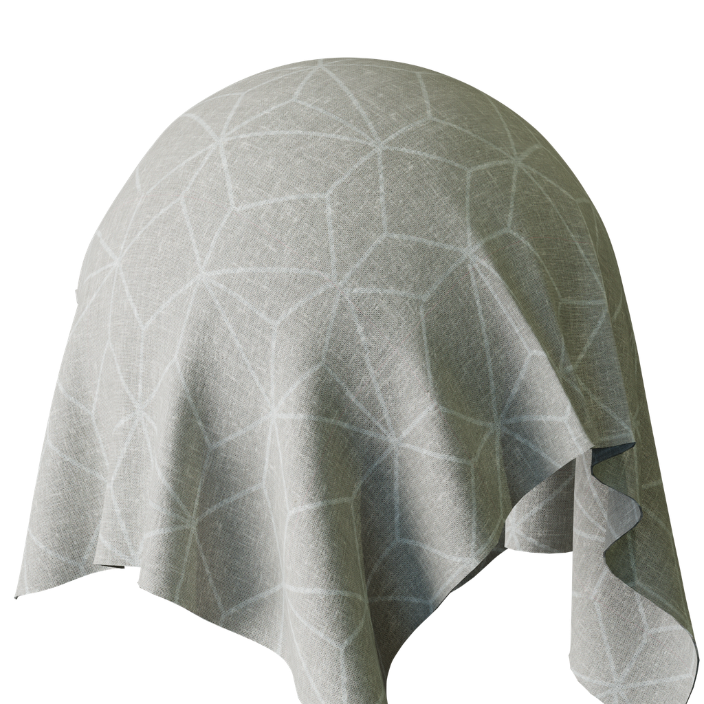 Geometric Natural Sheer | FREE Sheer Fabric 3D Materials materials ...