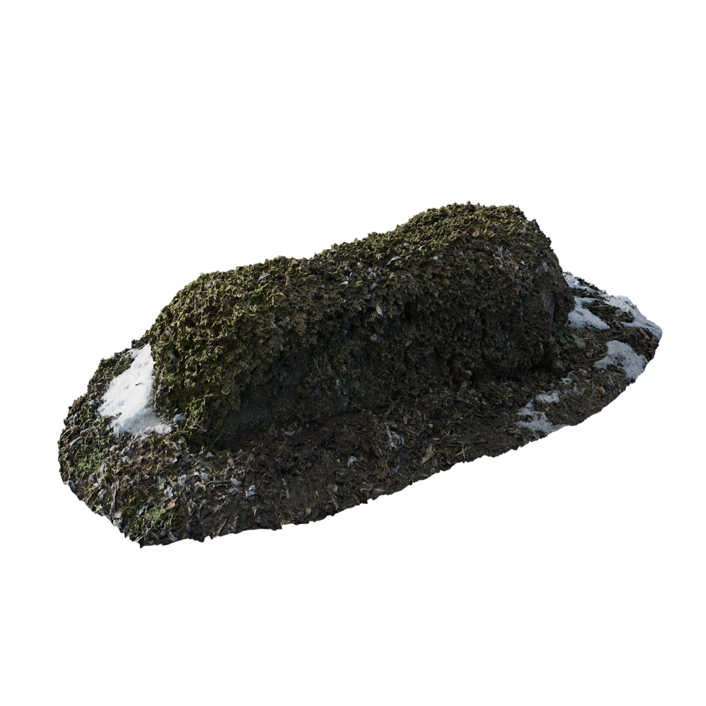 Mossy Stone | FREE Nature models | BlenderKit