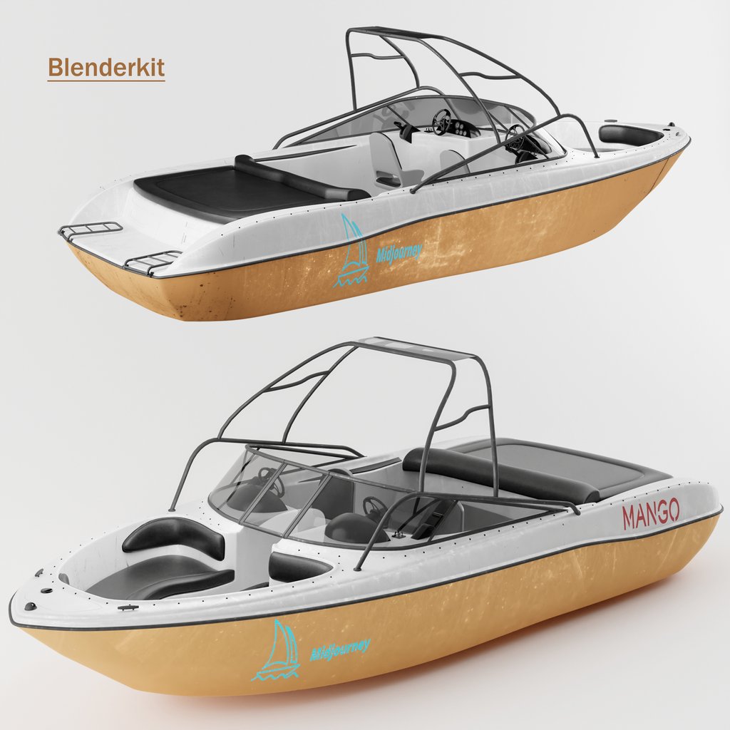 Boat Engine | Boats models | BlenderKit