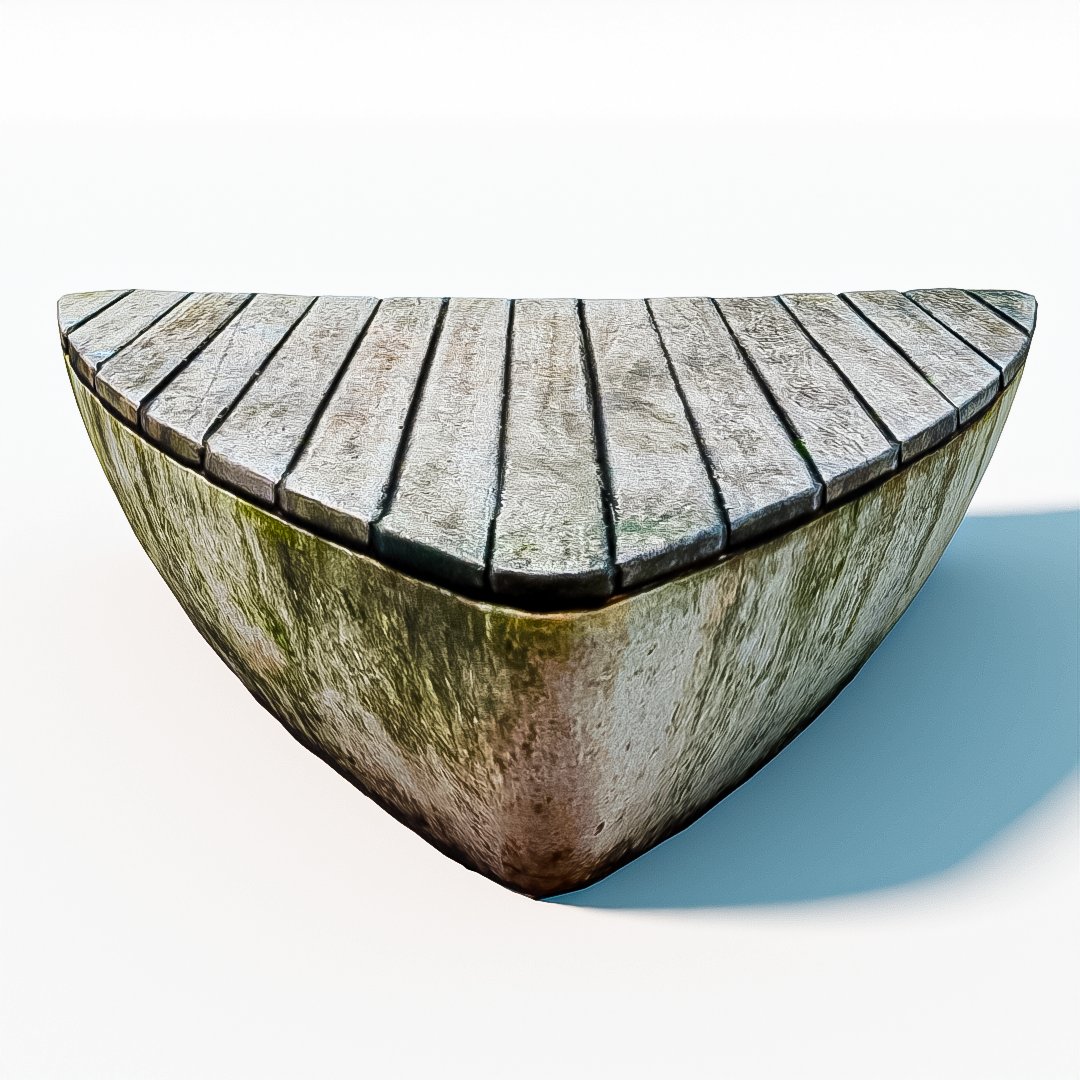 Concrete Bench | Benches models | BlenderKit