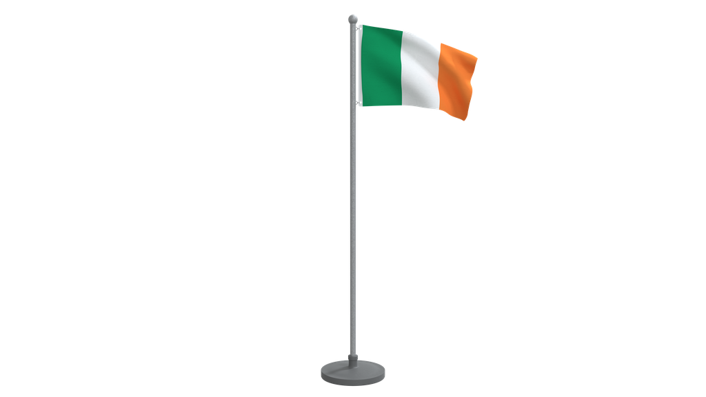 Animated Flag of Ireland | Exterior Elements models | BlenderKit