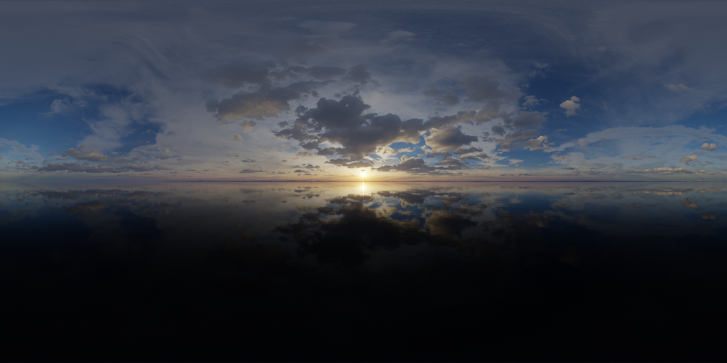 Dramatic Sunset Cloudy Sky | Landscapes HDRis | BlenderKit