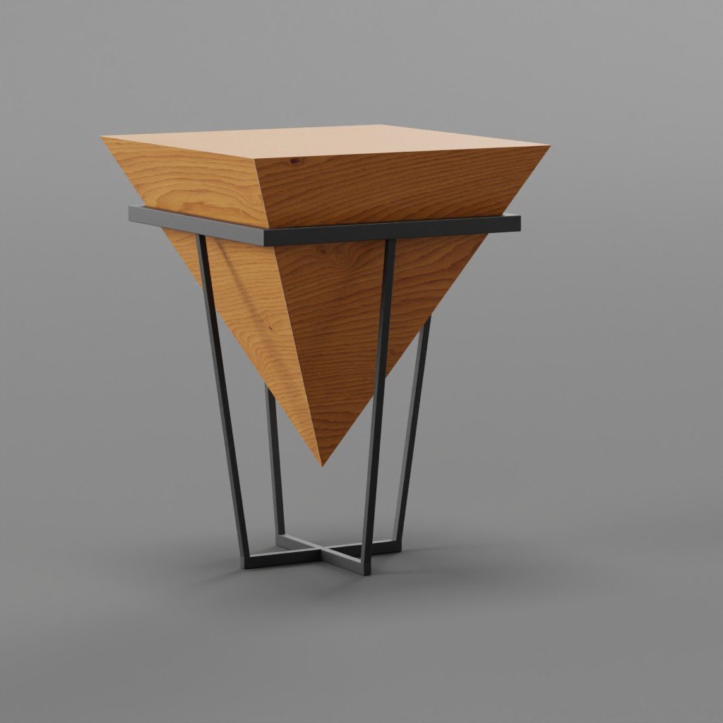Large pyramid table | Tables models | BlenderKit
