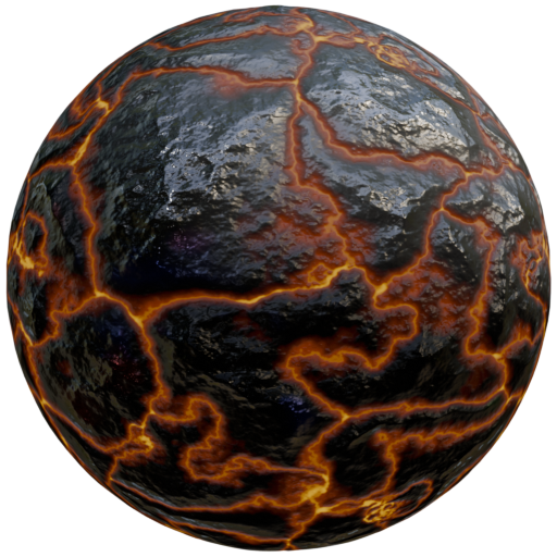 Rock Lava | FREE rock materials | BlenderKit