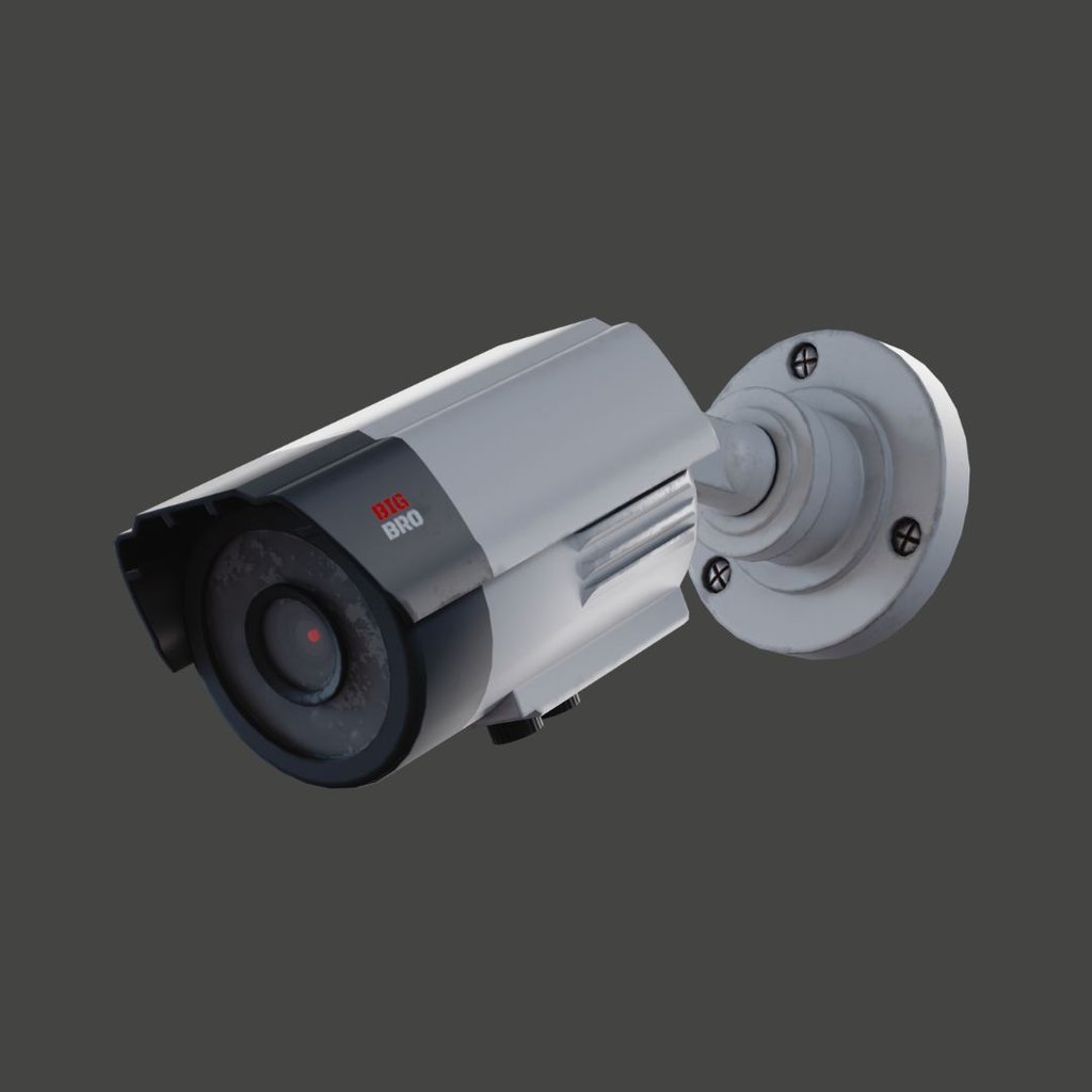 BlenderKit | Download the CCTV Security Camera WallE model