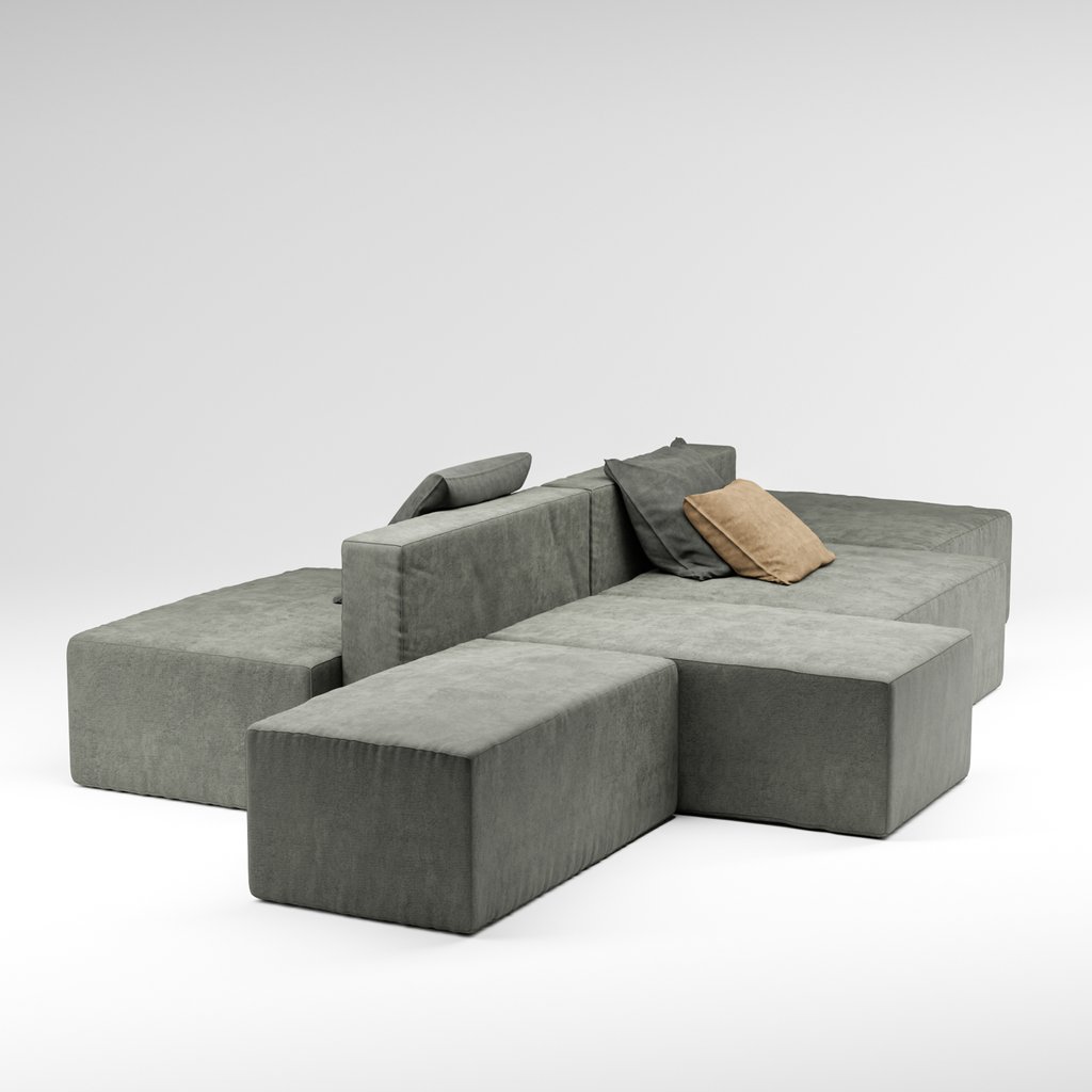 Bonaldo Sofa | Sofas models | BlenderKit