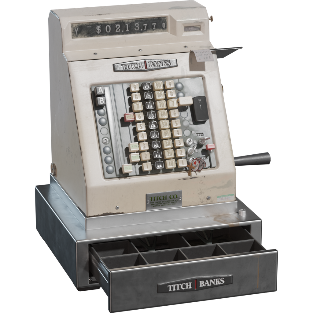 Cash Register 01 | FREE Shopping / Retail models | BlenderKit