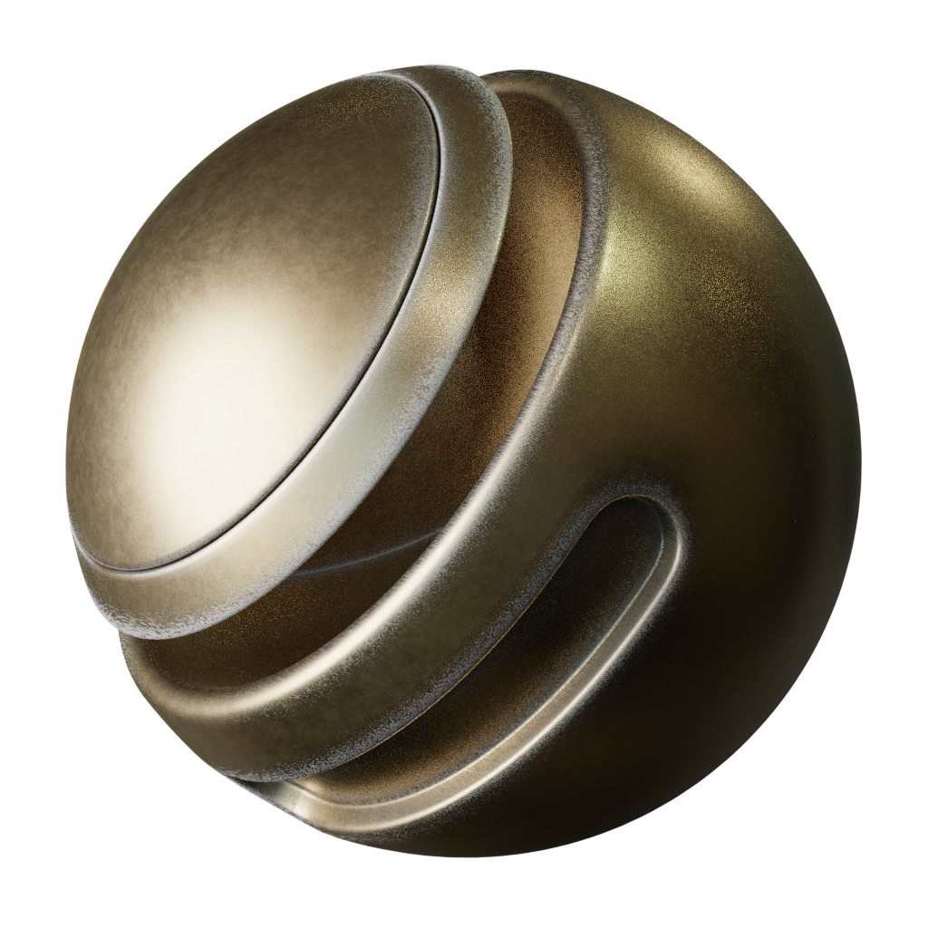 Rusted Brass | FREE metal materials | BlenderKit