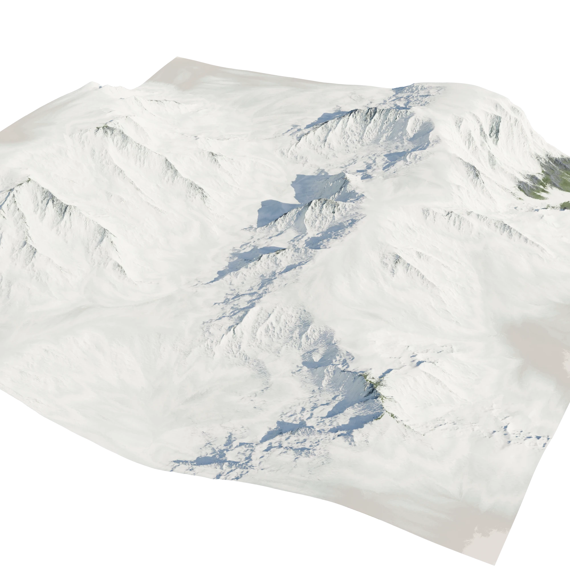 Alphs Classic Mountains | FREE Terrains models | BlenderKit