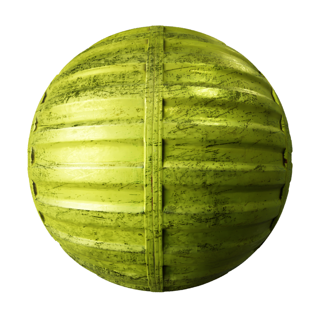 Corrugated Shipping Container Metal 50 | FREE metal materials | BlenderKit