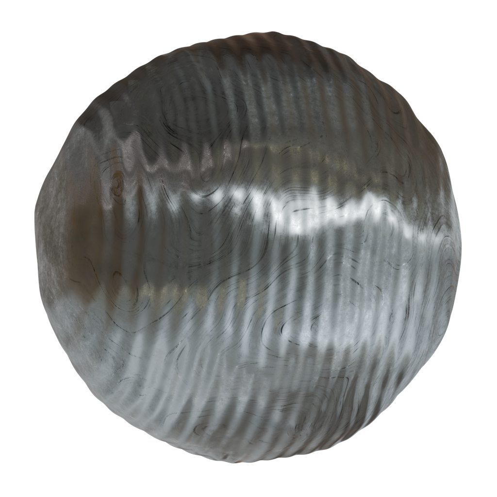 Wavy Metal | FREE metal materials | BlenderKit