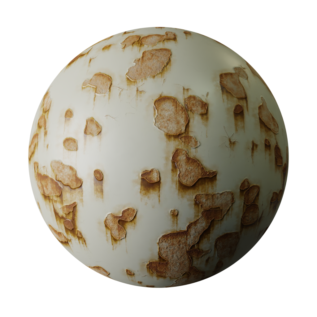 Chipped paint white | FREE plaster materials | BlenderKit