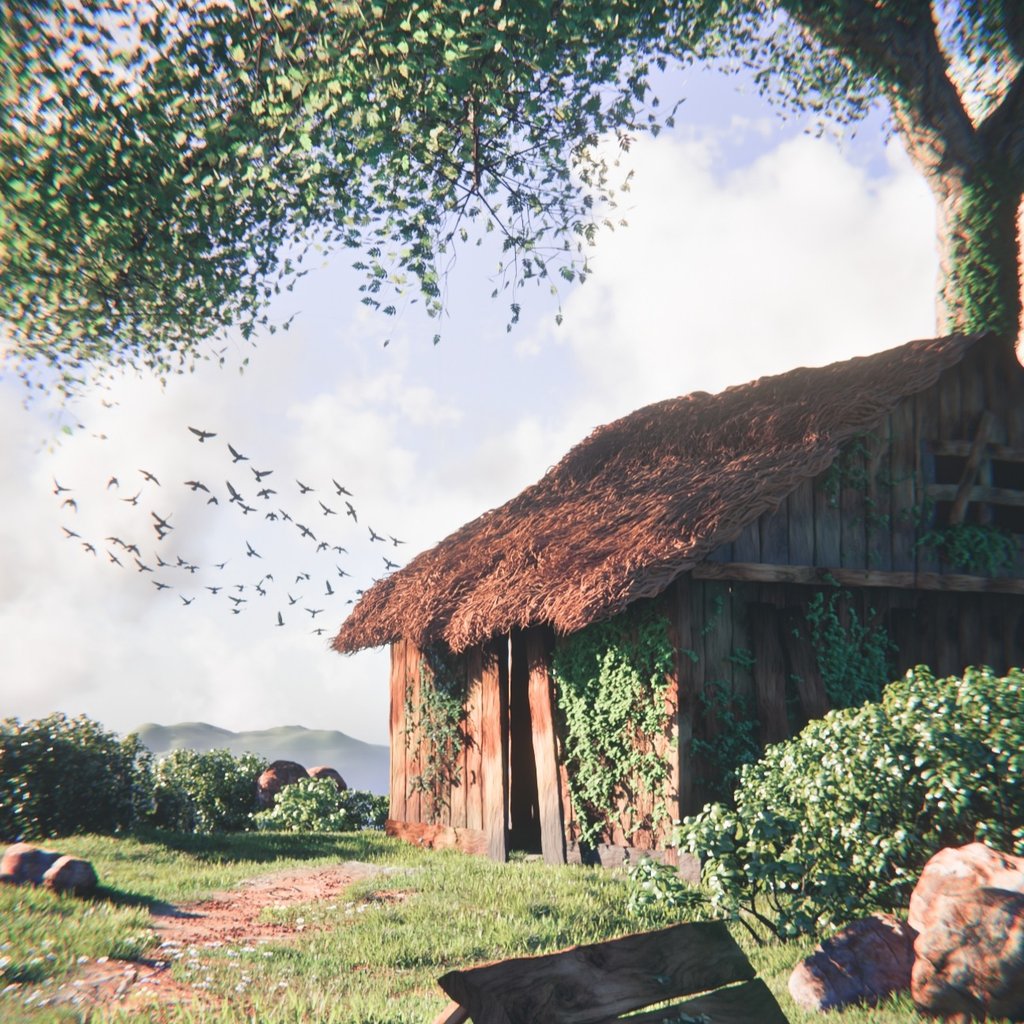 Realistic Grassland by geo nodes | FREE Nature scenes | Blendkit