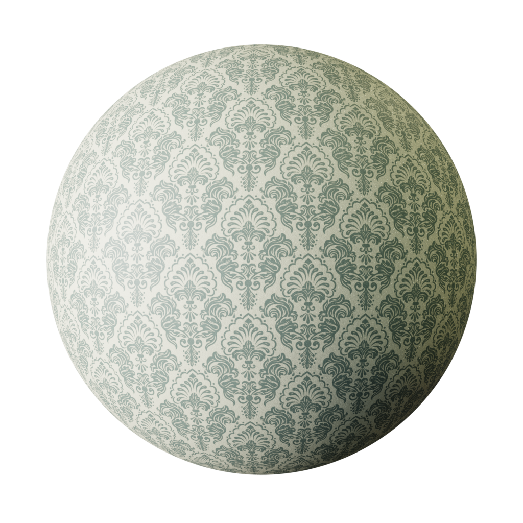 Damask Pattern Wallpaper 01 | FREE paper materials | BlenderKit