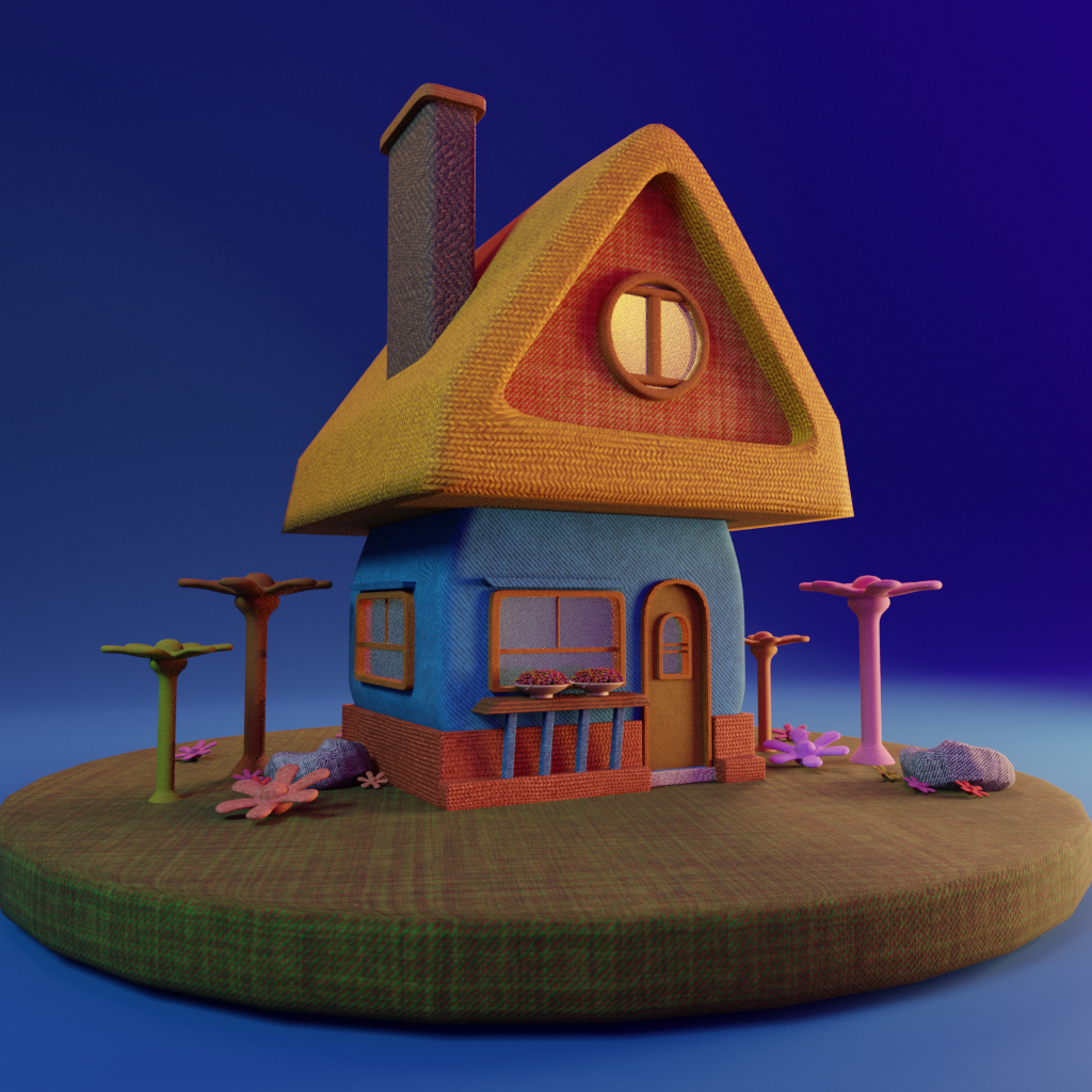BlenderKit | Download the FREE Cartoon House model