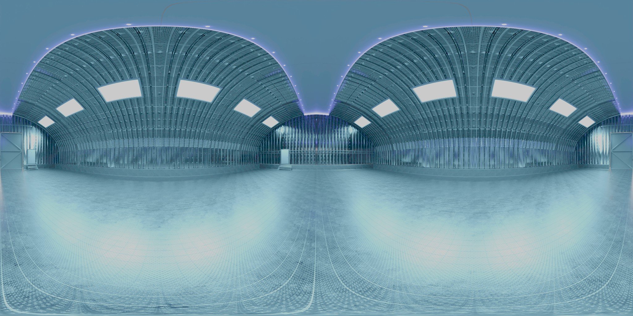 Metal hangar | FREE Industrial HDRis | BlenderKit