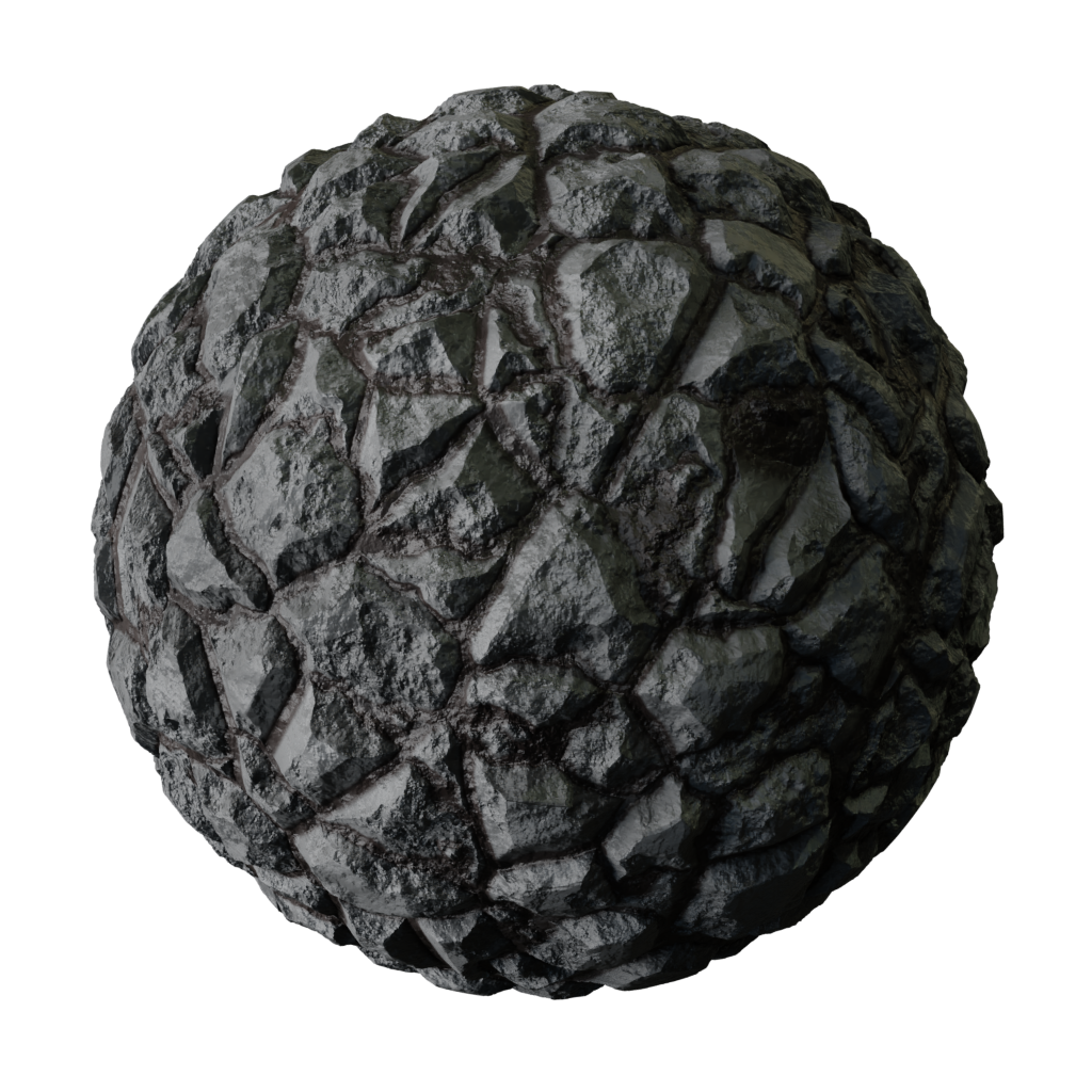 Procedural Chunky Rock | FREE rock materials | BlenderKit