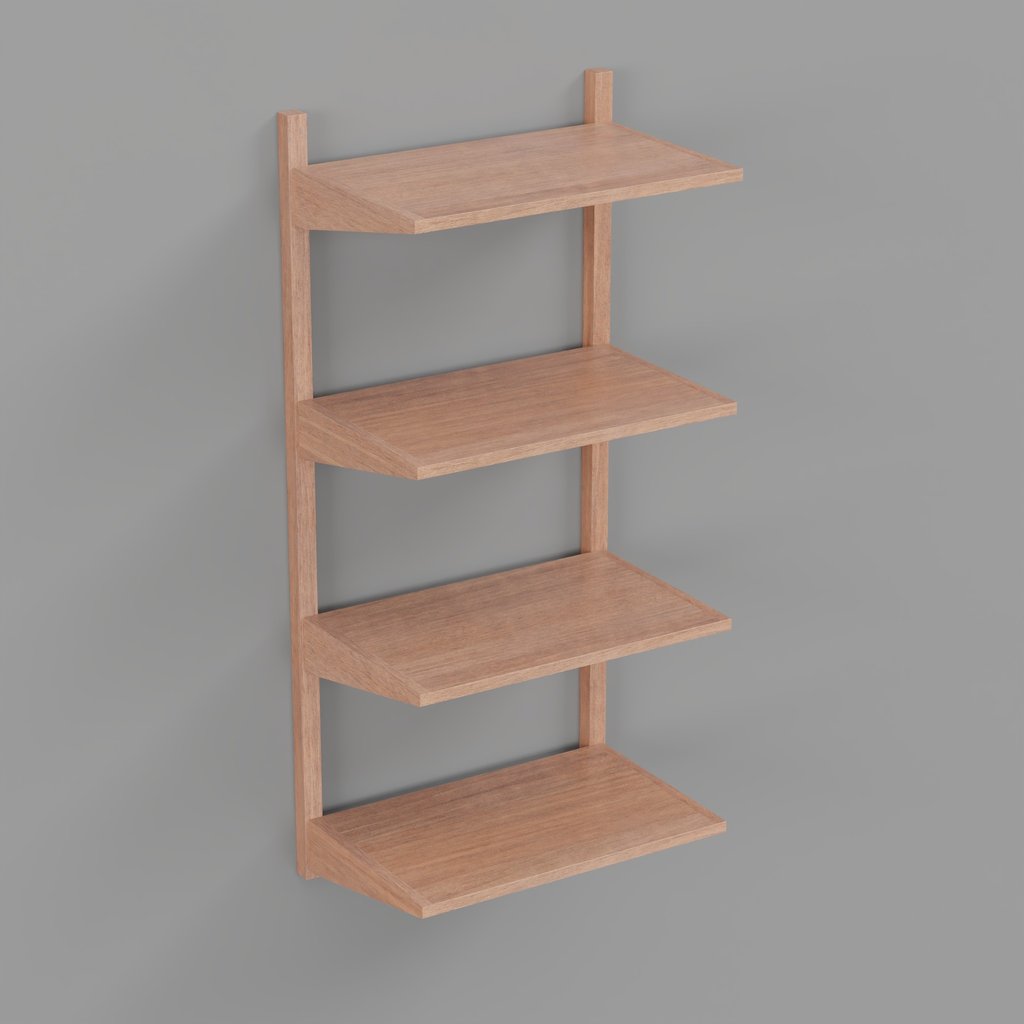 IKEA Algot Wall Upright System | FREE Shelves models | BlenderKit