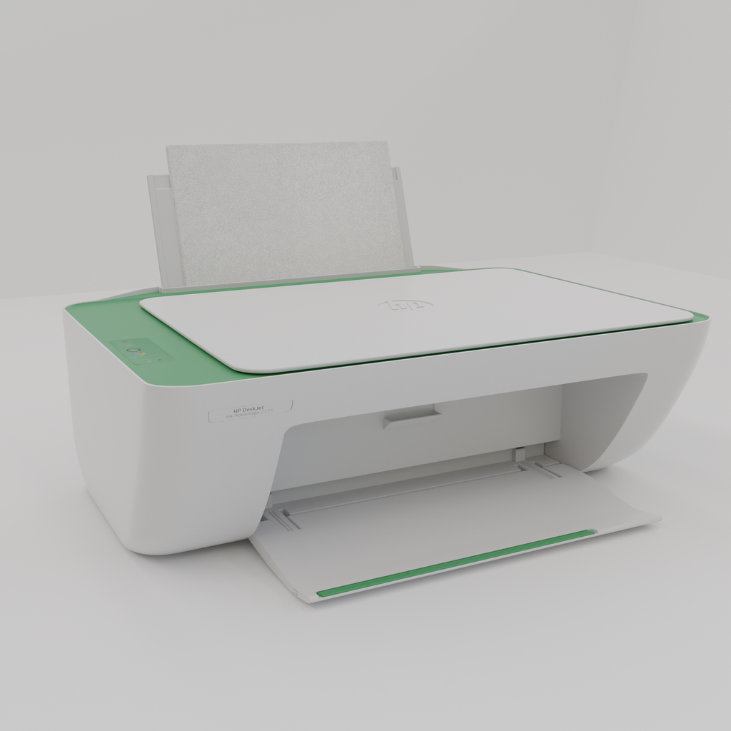 BlenderKit | Download the FREE Hp printer deskjet 2375 model